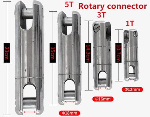 Cable Traction Swivel 5 Ton Wire Rope Bearing Swivel Swivel Connector ...