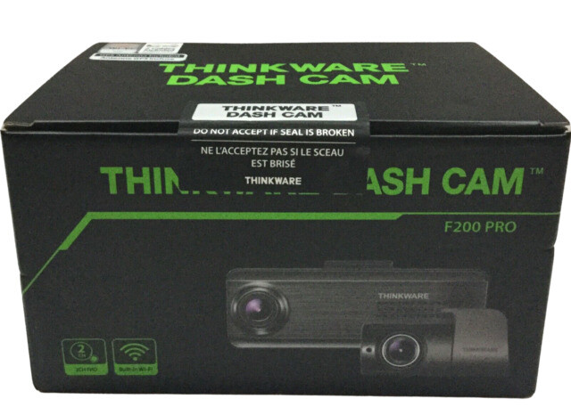 THINKWARE F200 Front/Rear Dash Cam with GPS - Black for sale online | eBay