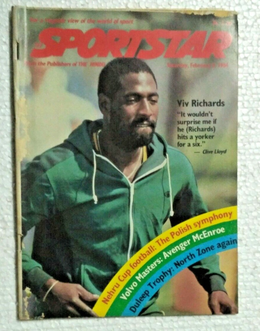 INDIA RARE THE SPORTSTAR MAGAZINE FEB 4 ,1984 VIV RICHARDS , VOLVO ...