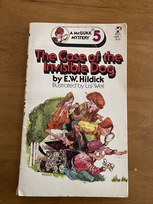 McGURK MYSTERY Books #5 Case of Invisible Dog E W HILDICK 9780671448790 ...