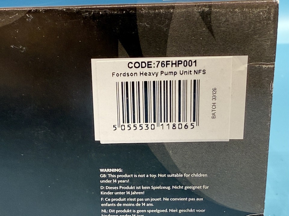 OXFORD DIECAST OO 76FHP001 FORDSON HEAVY PUMP UNIT NFS NEW ! | eBay