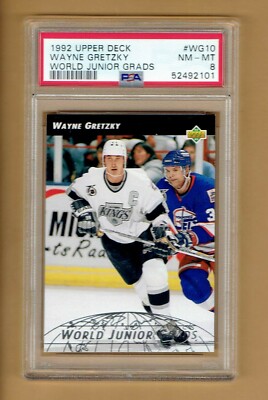 1992 -93 Upper Deck World Junior. Grads Wayne Gretzky # WG10 PSA 8 | eBay