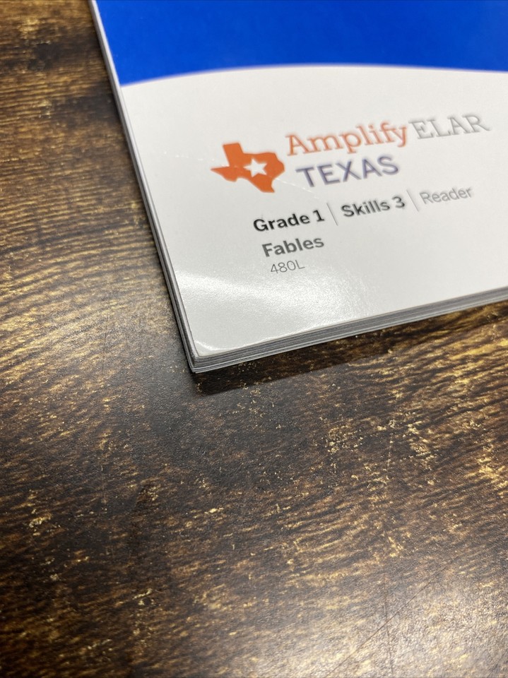 Amplify ELAR Texas Grade 1 Skills 3 Reader (Fables) | eBay