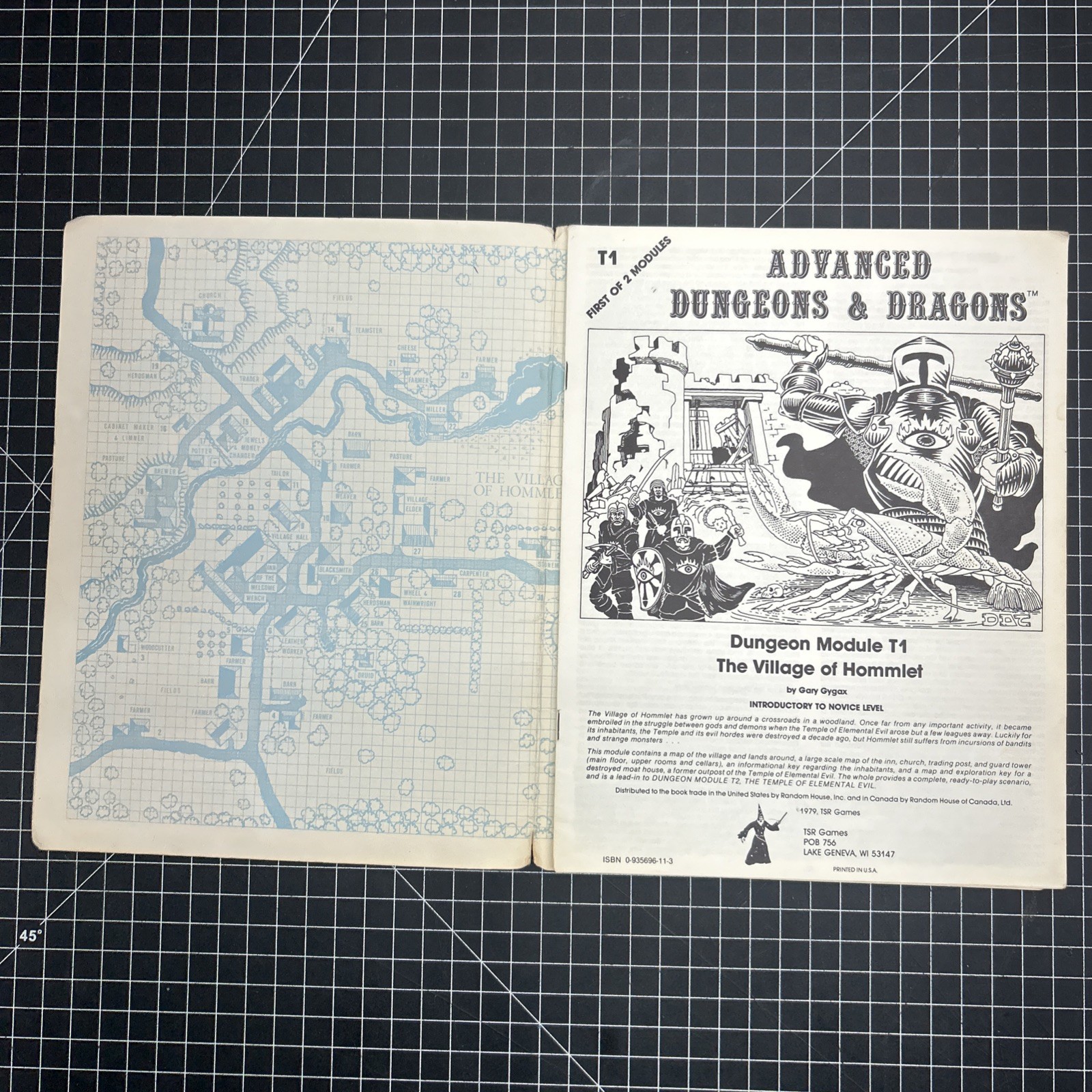 Advanced Dungeons and Dragons T1 The Village of Hommlet TSR 1979 | eBay