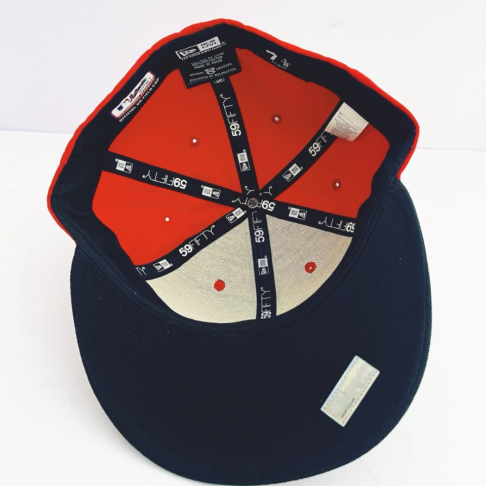 New Era 59Fifty Cincinnati Reds Black / Red Fitted Cap MLB Hat Size 7-1 ...