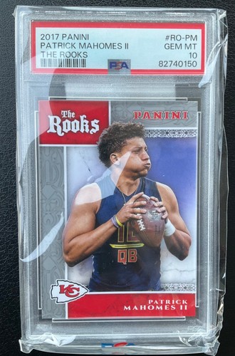 2017 Panini Patrick Mahomes #RO-PM PSA 10 Rookie RC The Rooks | eBay
