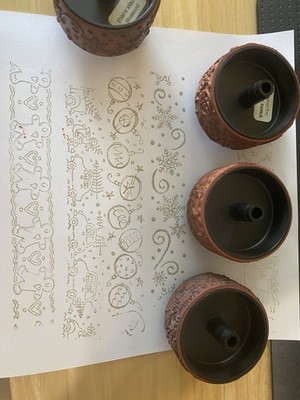 Rollagraph Stampin’ Up! Stamp Wheels Ornaments Gingerbread Trees ...