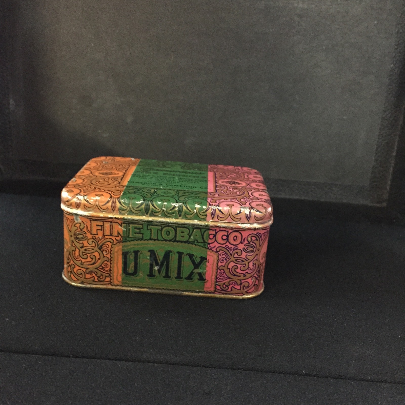 CAMERONS TRI-COLOR Tobacco Tin ! | eBay