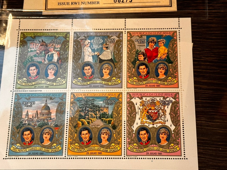 Princess Diana Stamp Set | eBay