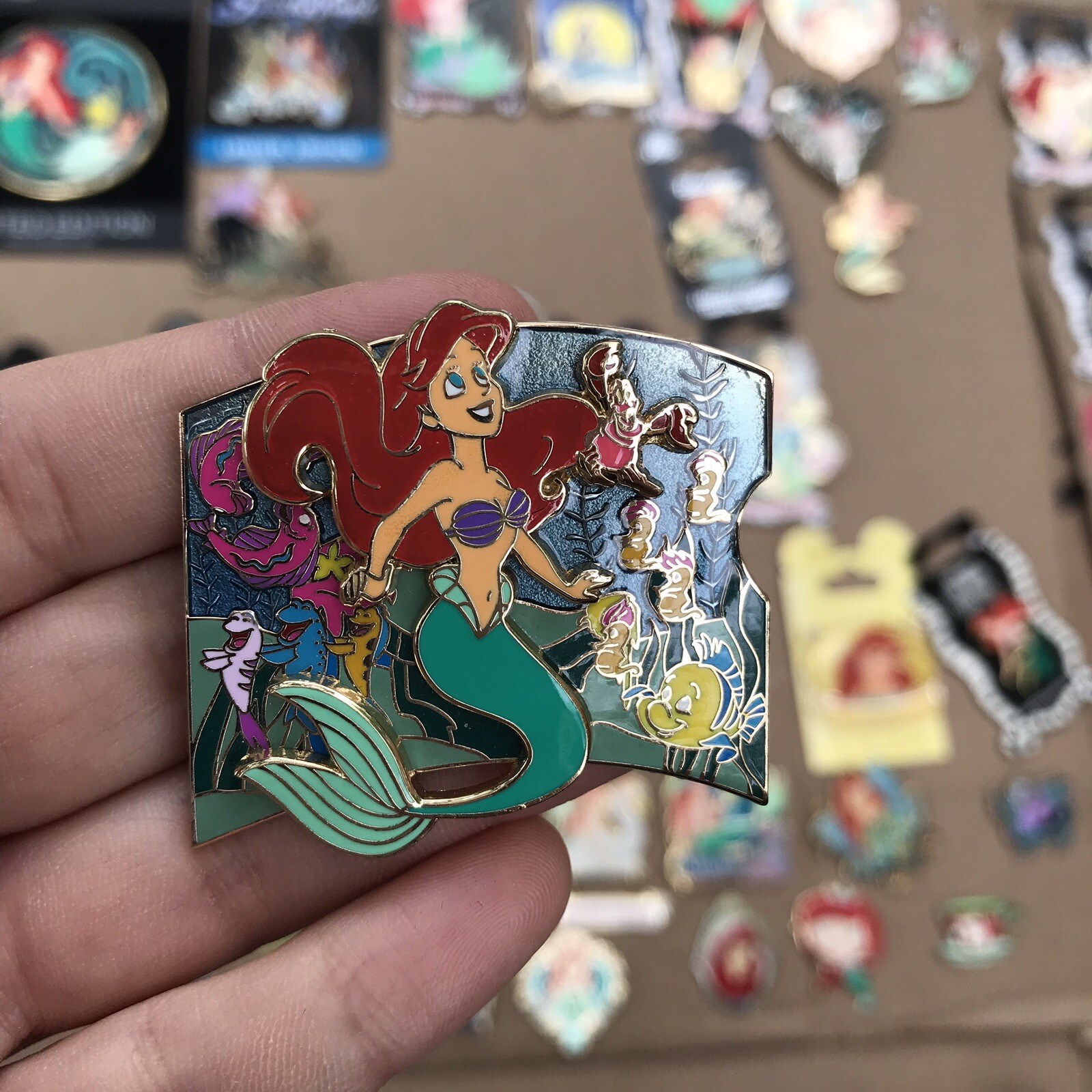 Disney Pin The Little Mermaid Surprise Pin #2 Ariel Puzzle LE | eBay