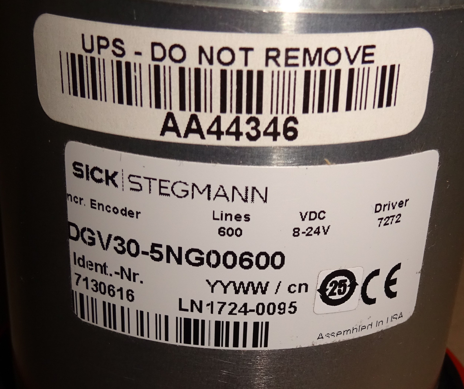 Sick Stegmann DGV30-5NG00600 Rotary Encoder 7130616 DGV305NG00600 NEW ...