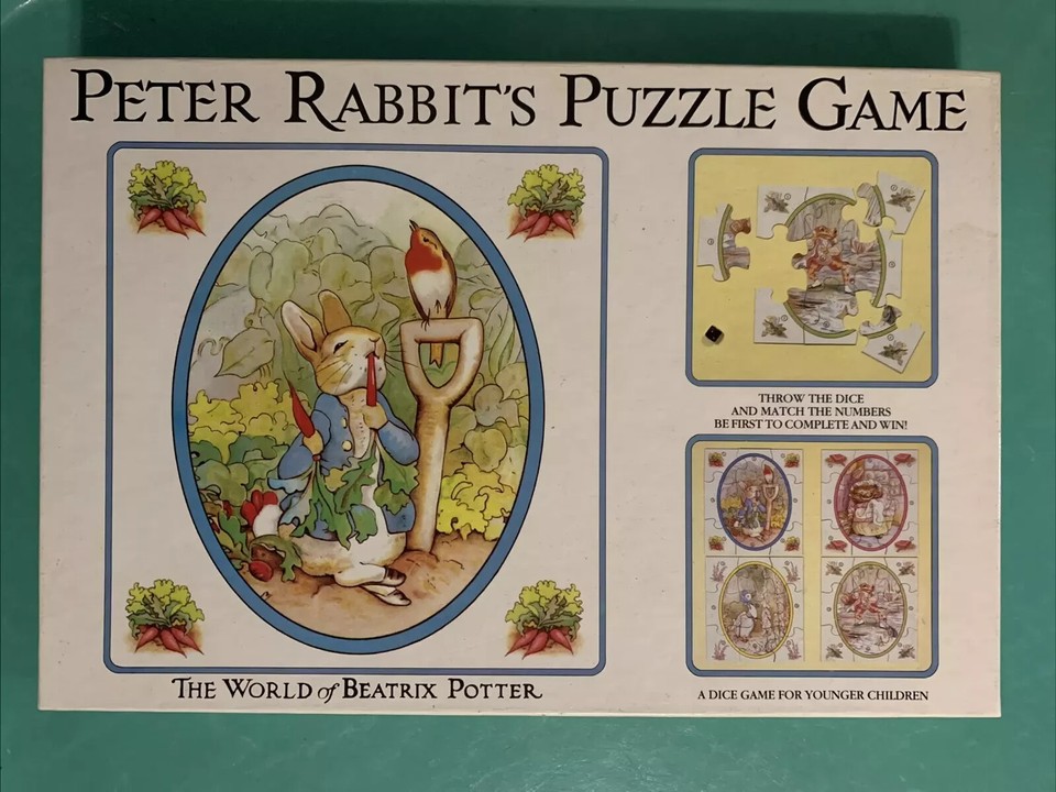 1978 The Peter Rabbit Game Parker Brothers plus 1985 Puzzle Game | eBay