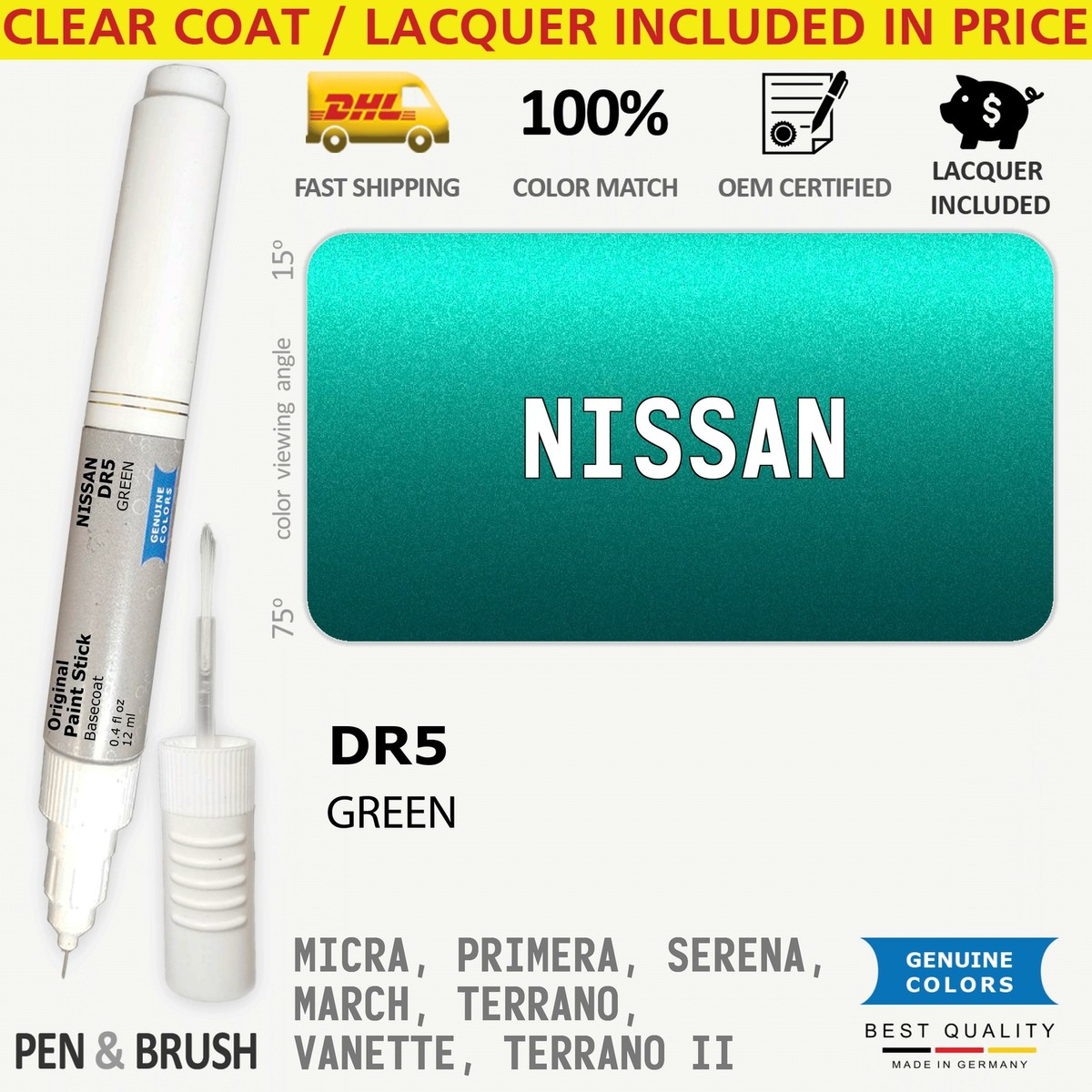 Nissan Green Color Code - Infoupdate.org