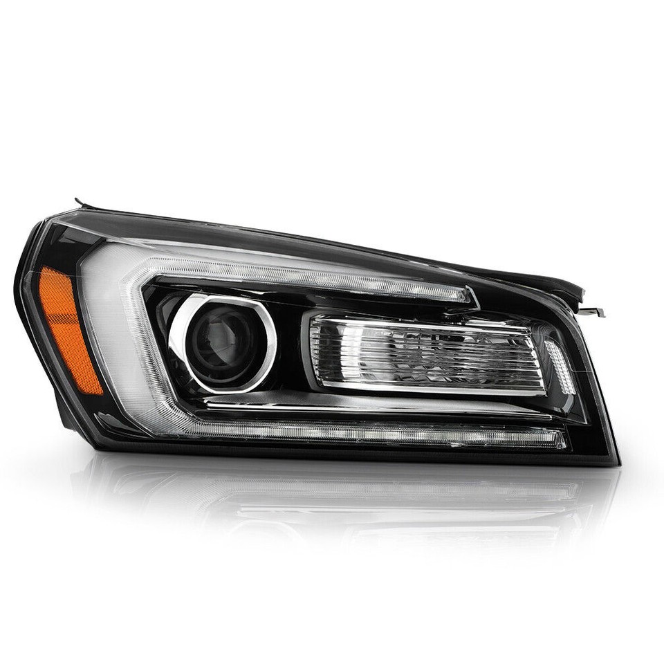 Halogen Headlight For 2013-2016 GMC Acadia w/Bulb w/LED Parking Light ...