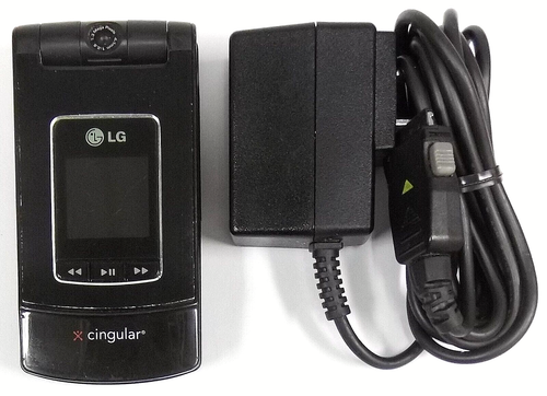 LG CU500 - Black ( AT&T / Cingular ) Very Rare Cellular Flip Phone ...