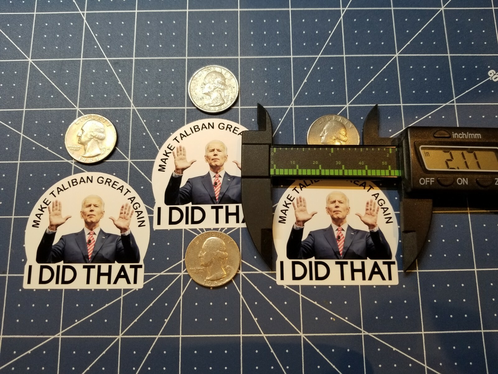 3PCS JOE BIDEN FUNNY STICKERS MAKE TALIBAN GREAT AGAIN I DID THAT. | eBay