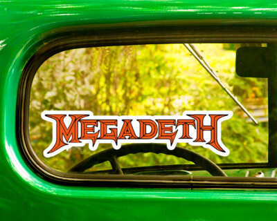 2 MEGADETH BAND DECALs Sticker Bogo For Car Window Bumper Laptop Rv | eBay
