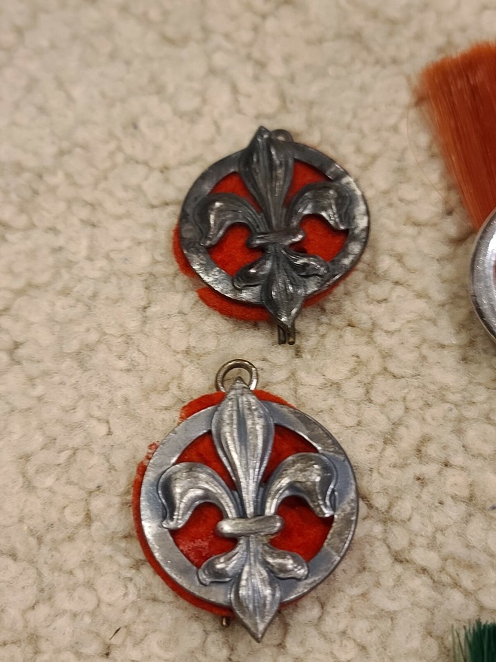 Rover Scout Hat Plume Pins Boy Scouts England Garter BSA | eBay
