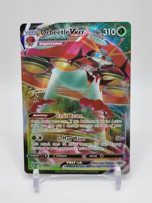 Pokémon Orbeetle Vmax Vivid Voltage Full Art 021/185 NM/M | eBay