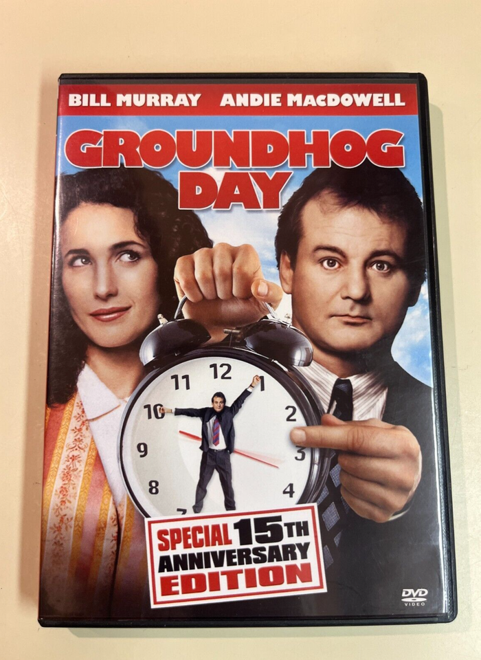 Groundhog Day DVD, 15th Anniversary Edition, Bill Murray, Andie ...