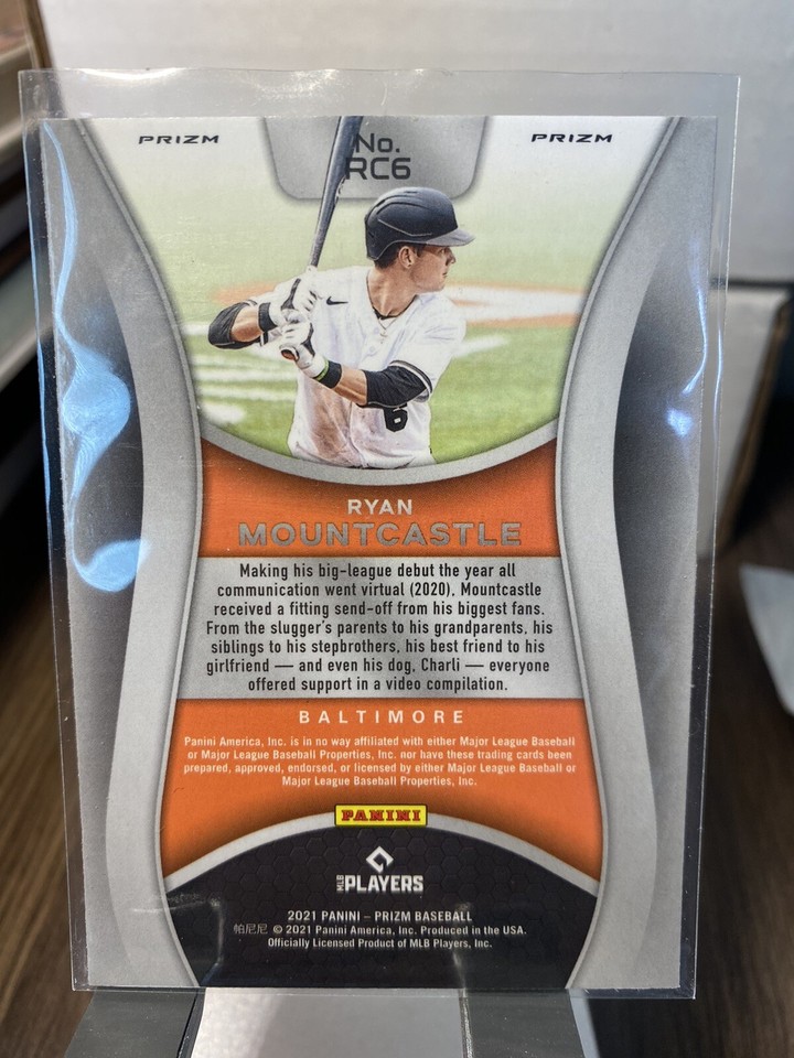 Ryan Mountcastle 🔥2021 Panini Prizm RC Rookie Class Silver #RC6 Orioles ...