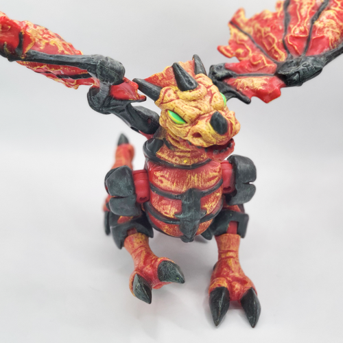 Mega Bloks 9874 Fire and Ice Dragons Flame Dragon COMPLETE DRAGON ...
