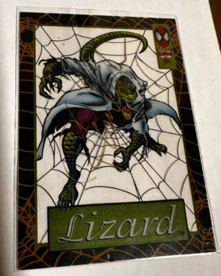 1994 Marvel Fleer Lizard Limited Clear Card Signed By Randy Emberlin ...