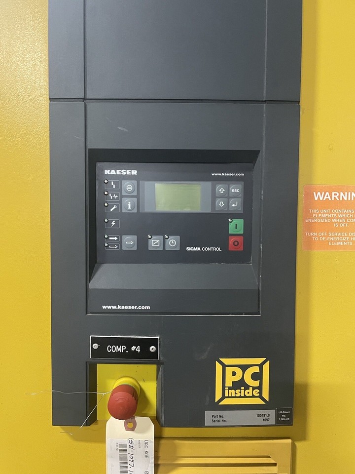 Kaeser DSD 200 Rotary Screw Air Compressor 200HP Air Cooled Sigma ...