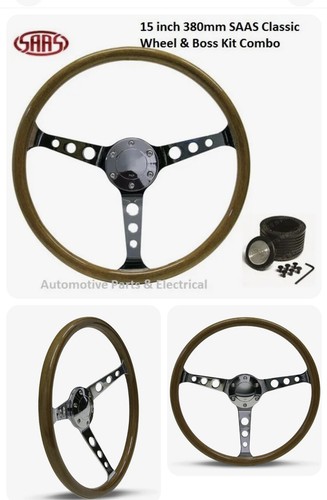 SAAS Classic Sports Steering Wheels Holden HT HK HG 15" 380mm Inc SAAS ...