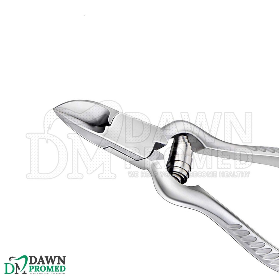Toe Nail Cutter Barrel Spring 4.5" Ingrown Nail Nipper Clipper Locking ...