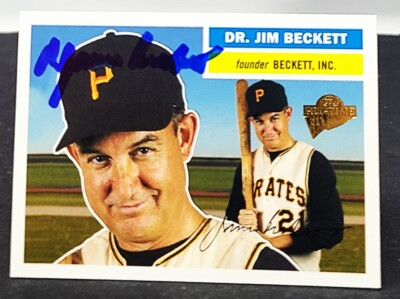 DR. JIM BECKETT Signed 2005 Topps Baseball Card #FF-JB Beckett Founder ...
