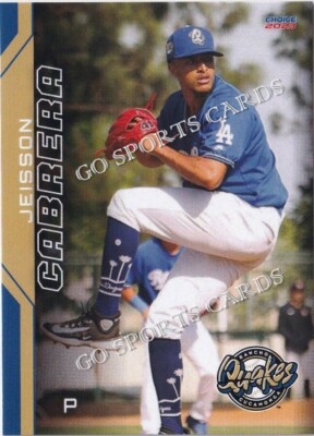 2023 Rancho Cucamonga Quakes Jeisson Cabrera RC Rookie Dodgers DR Minor ...