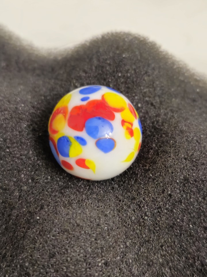 Lot Of 3 Marbles 2-HAND MADE, MILLEFIORI CANDY STYLE(?🍬) & 1 Vintage ...