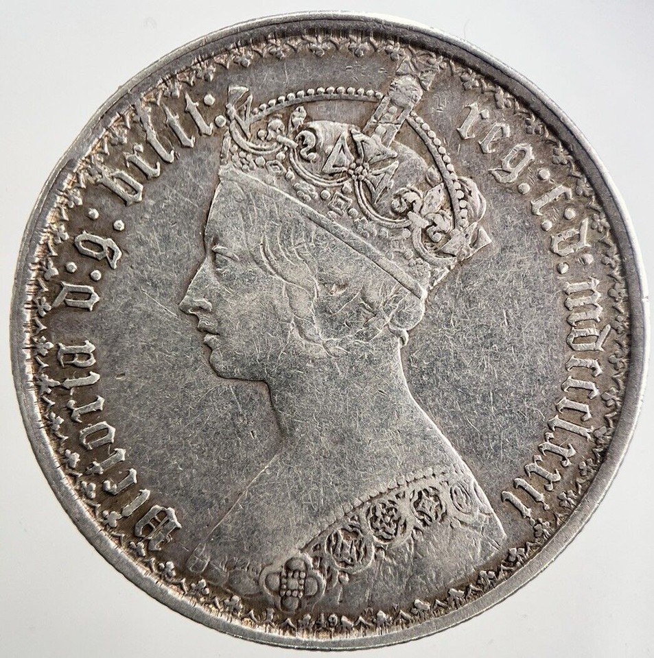 Victoria Gothic Florin Silver Coin | Fine Collectable Grade | a5280 ...