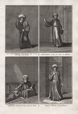 Turkey Orient Muslim Islam Emir Costumes Turkey Iman Copperplate ...