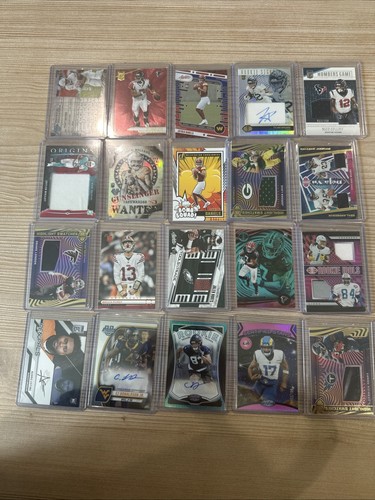 Lot Of 20 NFL Numbered Rookie Auto And Patch Cards | eBay