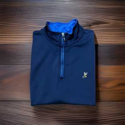 Fairway & Greene Winged Foot Golf Club Quarter Zip Vest Mens Medium EUC ...