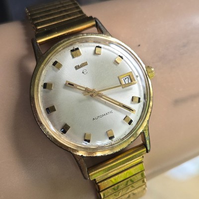 Vintage ELGIN men's automatic watch AS 1883 17Jewels swiss made 1960s ...