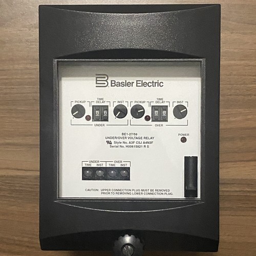 Basler Electric BE1-27/59 Under / Over Voltage Relay A3F-C5J-A4N3F New ...