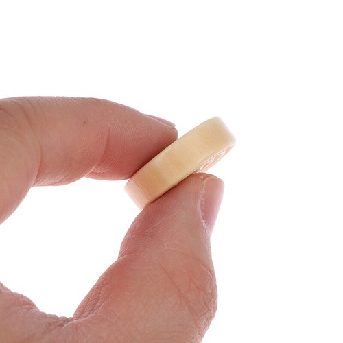 24Pcs/Set Solid Wooden Round Checkers Pieces Chess Backgammon Chess ...