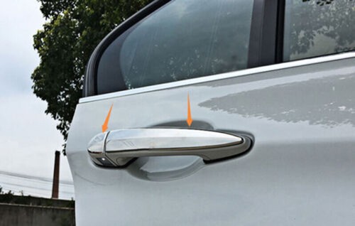 Chrome Exterior Door Handle molding Cover Trim For BMW X5 X6 E70 E71 ...