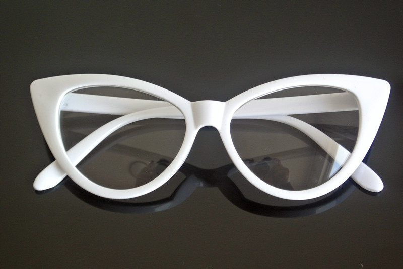 Fashion Women Cat Eye Eyeglass Frames Full Rim Glasses Myopia Eyewear ...