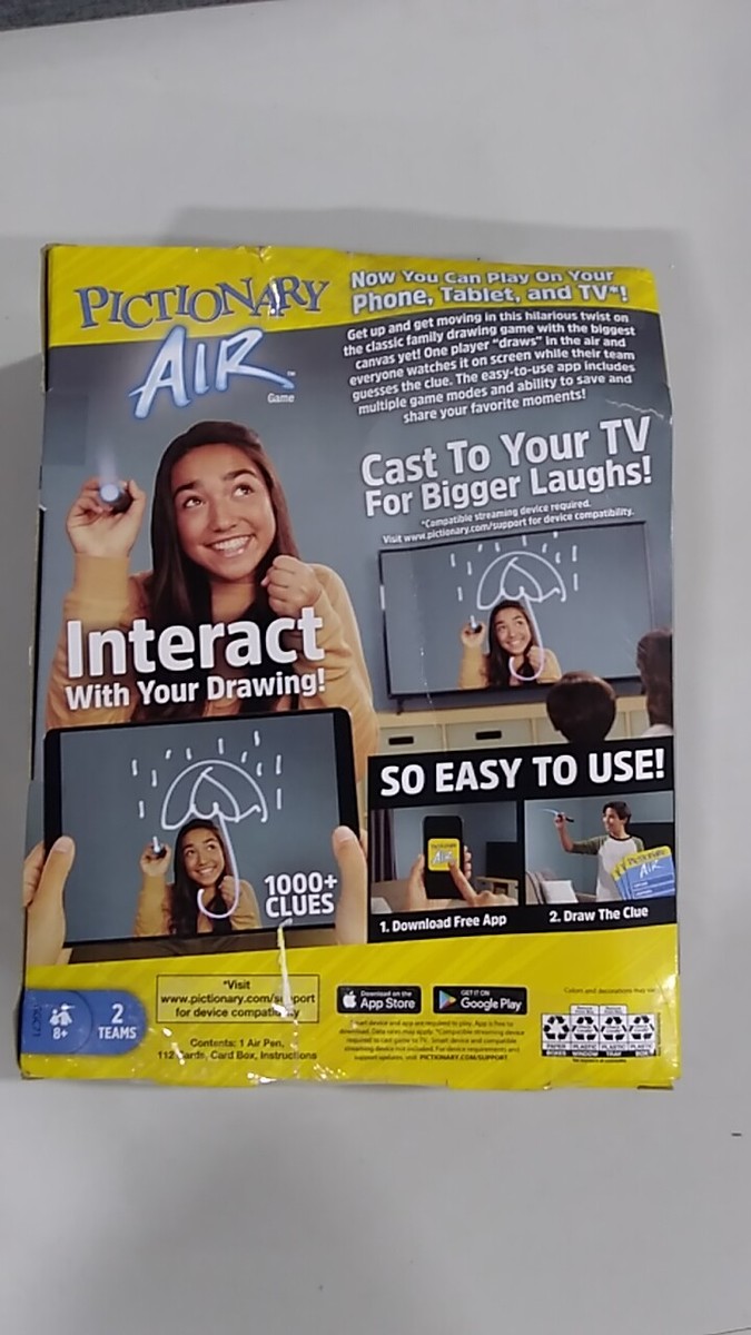 Kids Vs Parents MATTEL GAMES Interacting Drawing Game For Ages 8 , Fast ...
