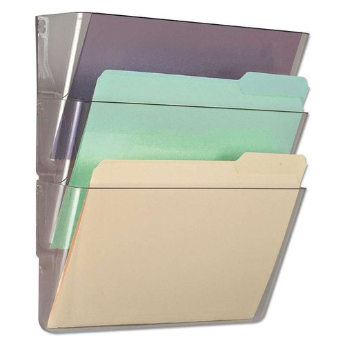 Universal 3 Pocket Wall File Starter Set, Letter, Clear | eBay