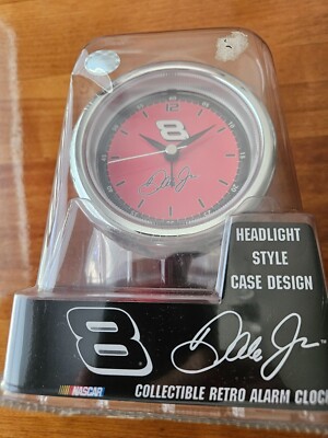 Dale Earnhardt JR. #8 VTG Red Headlight Analog Alarm Clock | eBay
