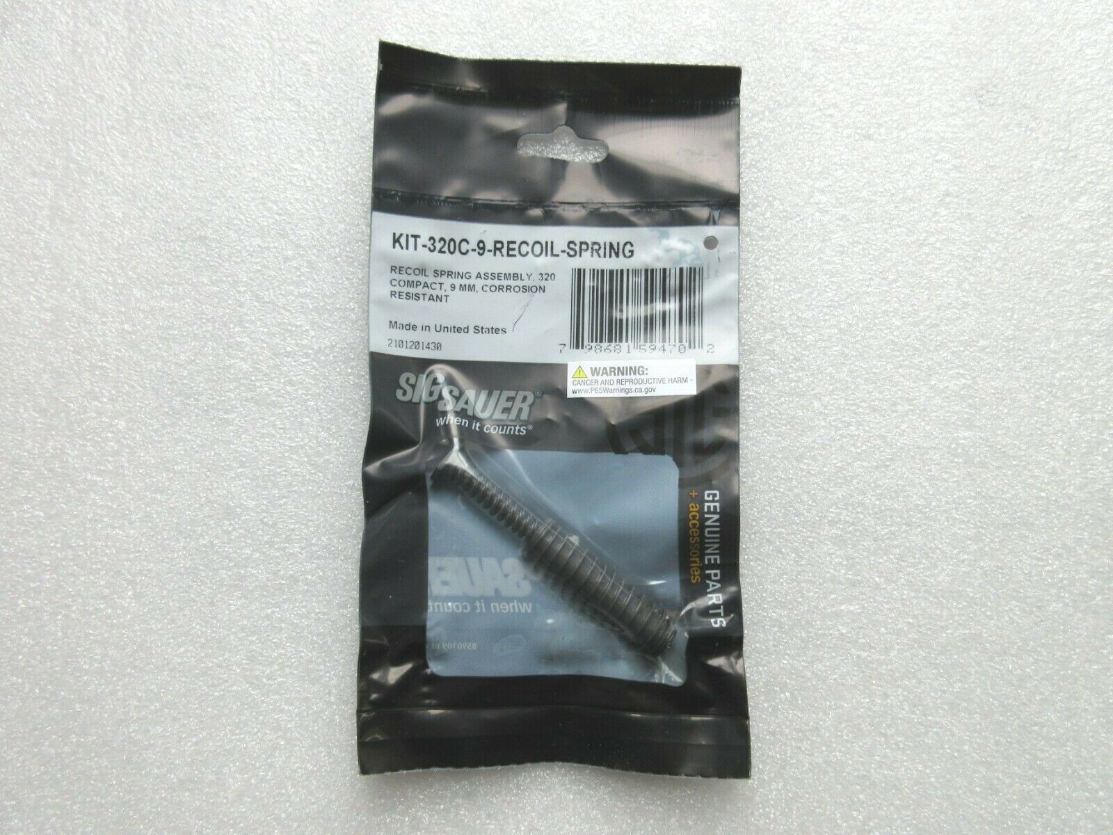 OEM Sig Sauer P320 Compact 9mm Recoil Spring | Grelly USA