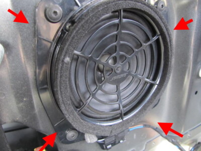 AUDI TT TTS MK2 8J black edition BOSE REAR SPEAKER 2012 52k miles ...