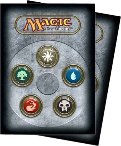 Ultra Pro Magic MTG Mana 3 All 5 Colors Standard Deck Protectors ...
