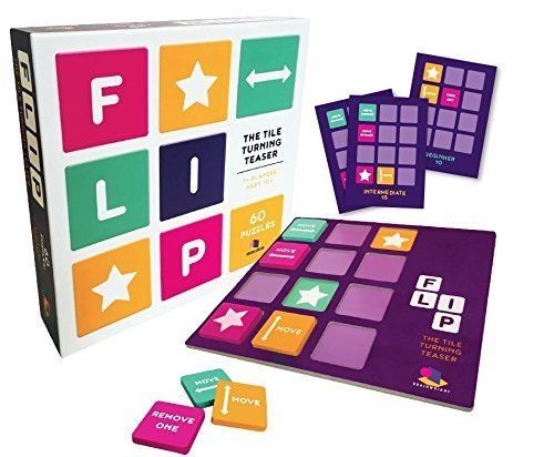 FLIP - THE TILE TURNING TEASER - 60 PUZZLES - EDUCATIONAL KIDS GAME ...