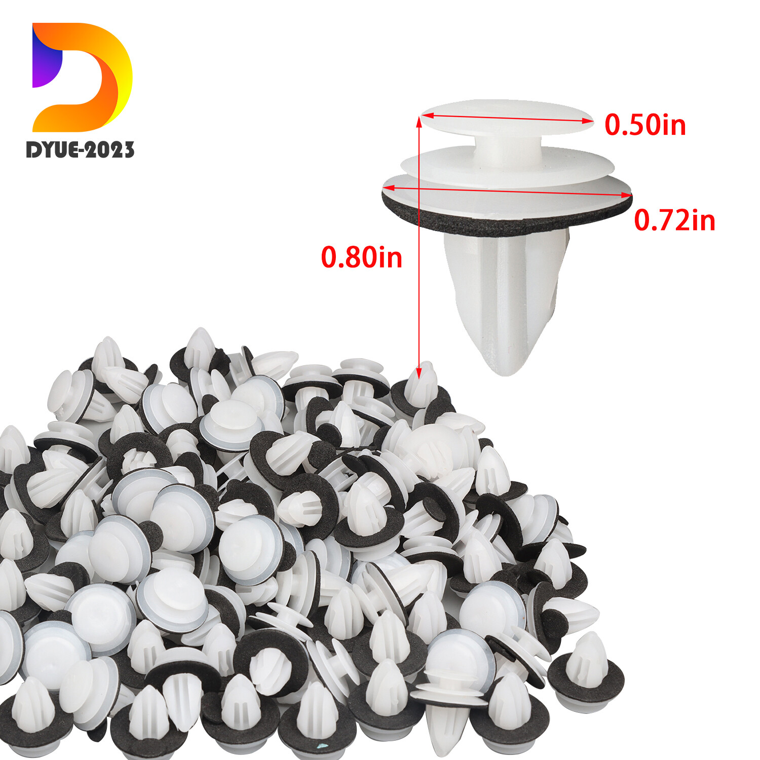 100pcs Trim Panel Retainer Clips fasteners for Toyota 4runner Avalon ...